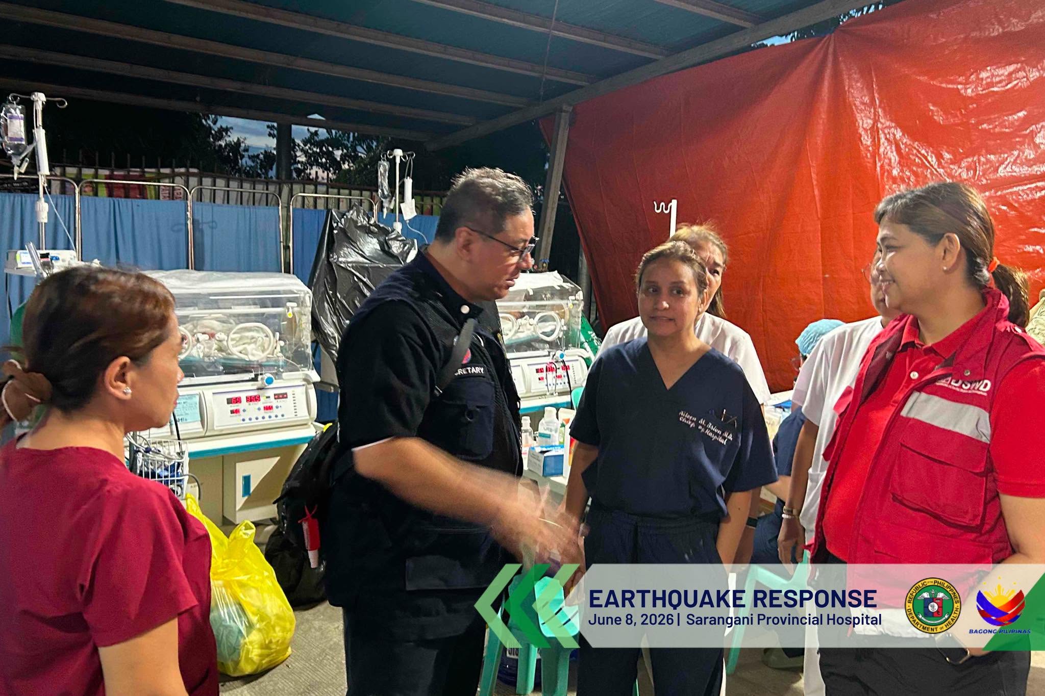 Patients treated outside hospitals after magnitude-7.8 earthquake in ...