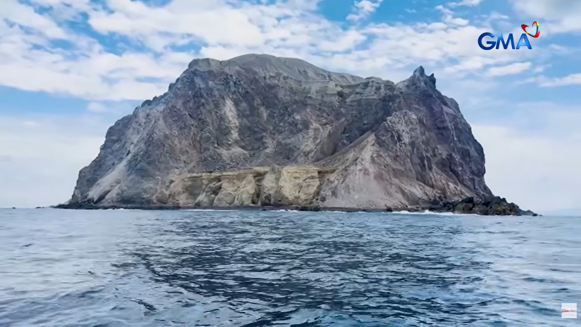 Didicas Volcano Island, lumitaw sa gitna ng dagat matapos ang pagyanig ...